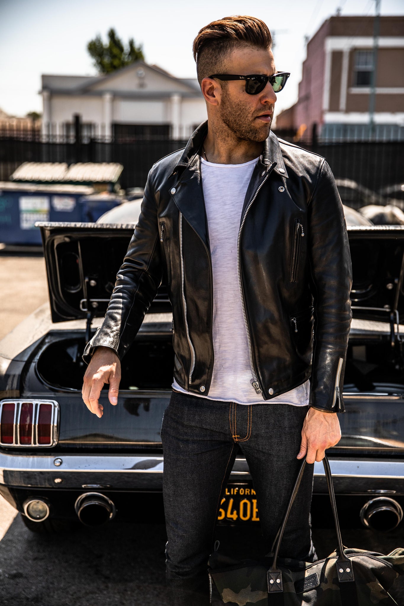 ADDICT Clothes - Double Riders Jacket - Horsehide Leather – ButterScotch LB